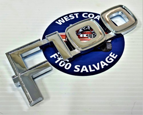 FORD F100 BADGE NEW FORD CHROME 82-86 | eBay