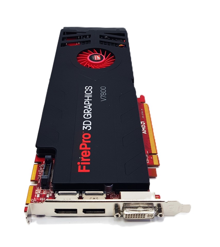 ATI FirePro 3D Graphics V7800 2GB GDDR5 PCI-E Graphics Card 109-C07581 ...