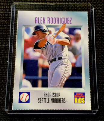 ALEX RODRIGUEZ RARE 1997 SEATTLE MARINERS SPORTS ILLUSTRATED FOR KIDS ...