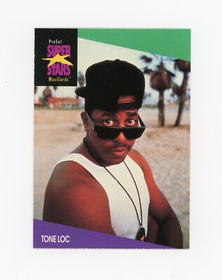 TONE LOC 1991 Pro Set Super Stars MusiCards Rc #138 JM | eBay