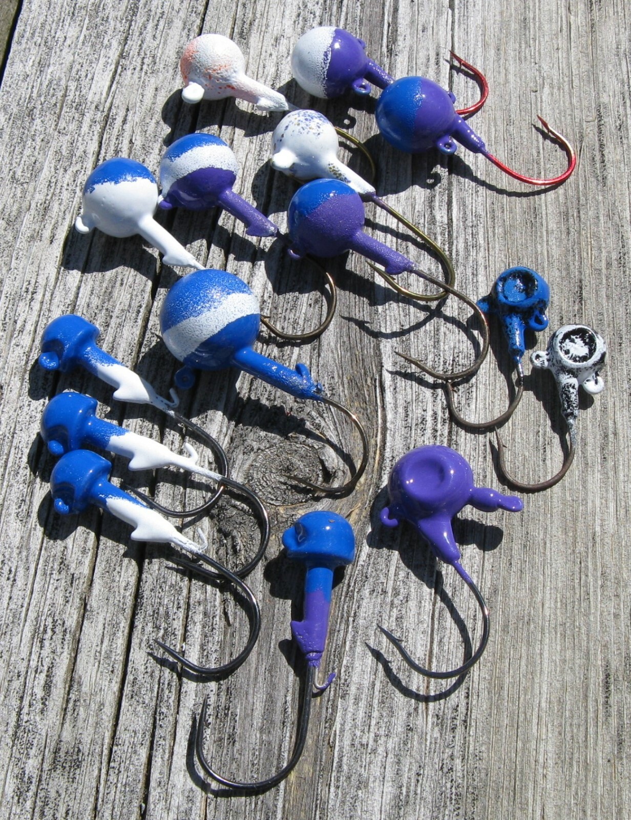 Barnacle Head Gumball Lipstick & Minnow Mix Lot of 15 River Casting ...