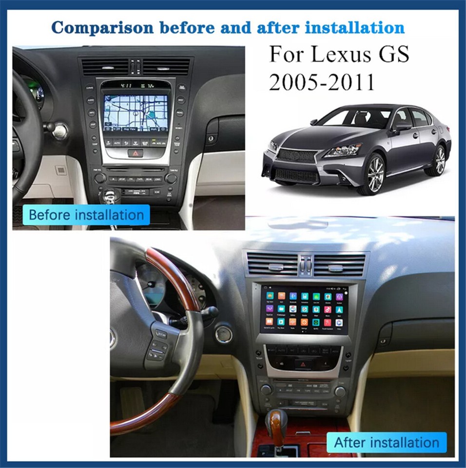 9" Stereo Radio GPS Wifi FM For Lexus GS GS300 GS350 GS430 GS450 GS460 ...