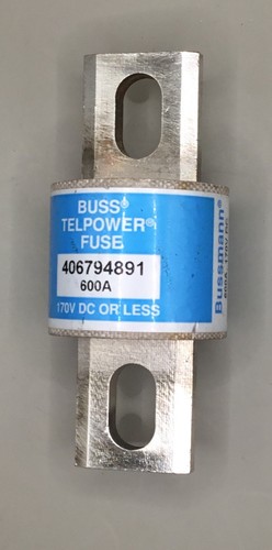TELPOWER BUSSMAN FUSE 406794891 170 VOLT 600 AMP | eBay