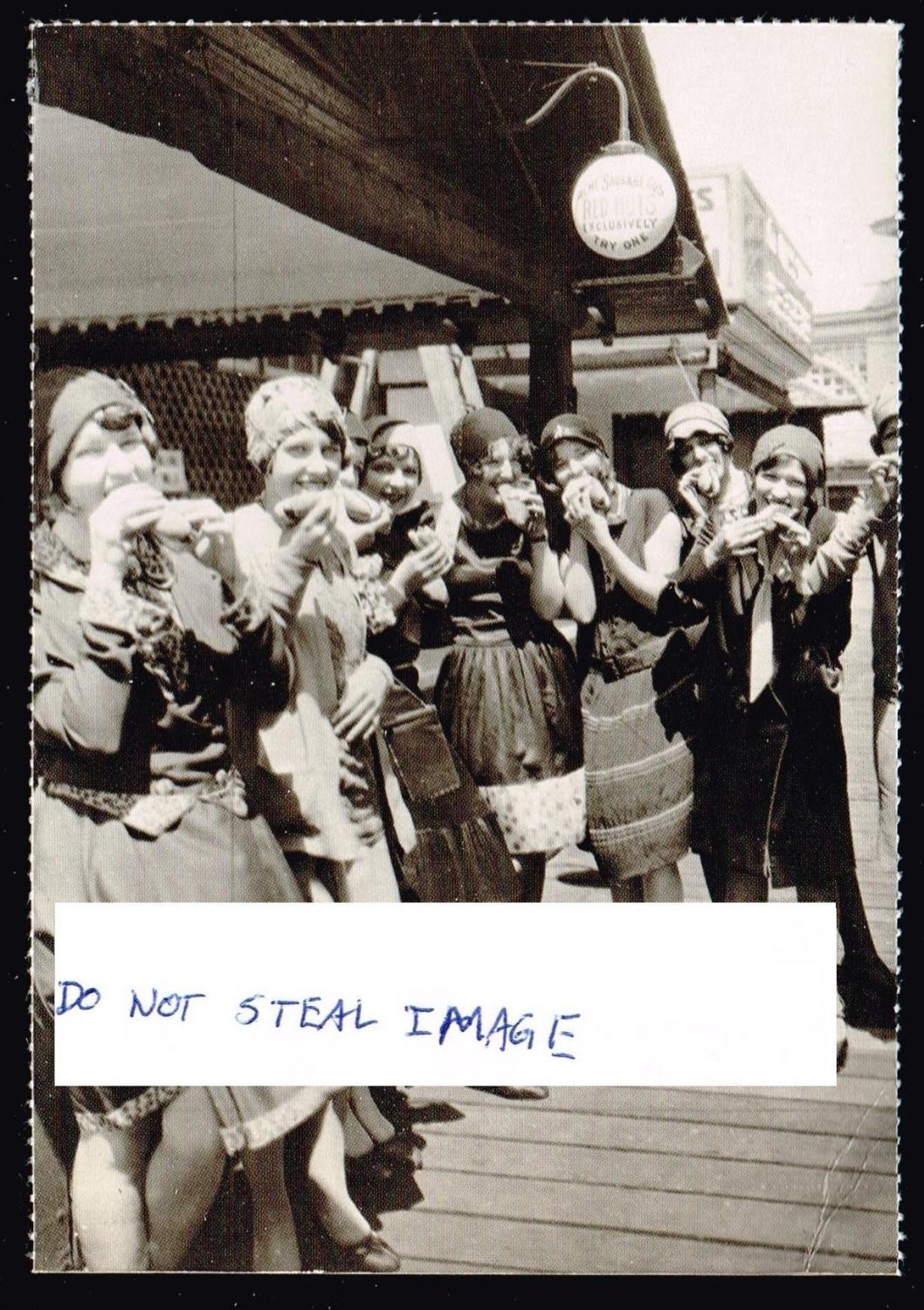 Chicago Postcard View Description 1920's Flappers At The White City ...