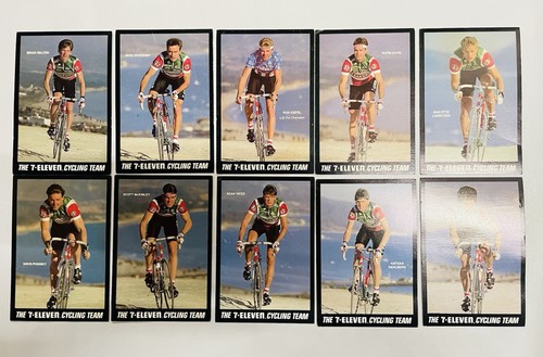 7-Eleven Cycling Team Post Cards Vintage Lot Of 10 Phinney, Yates ...