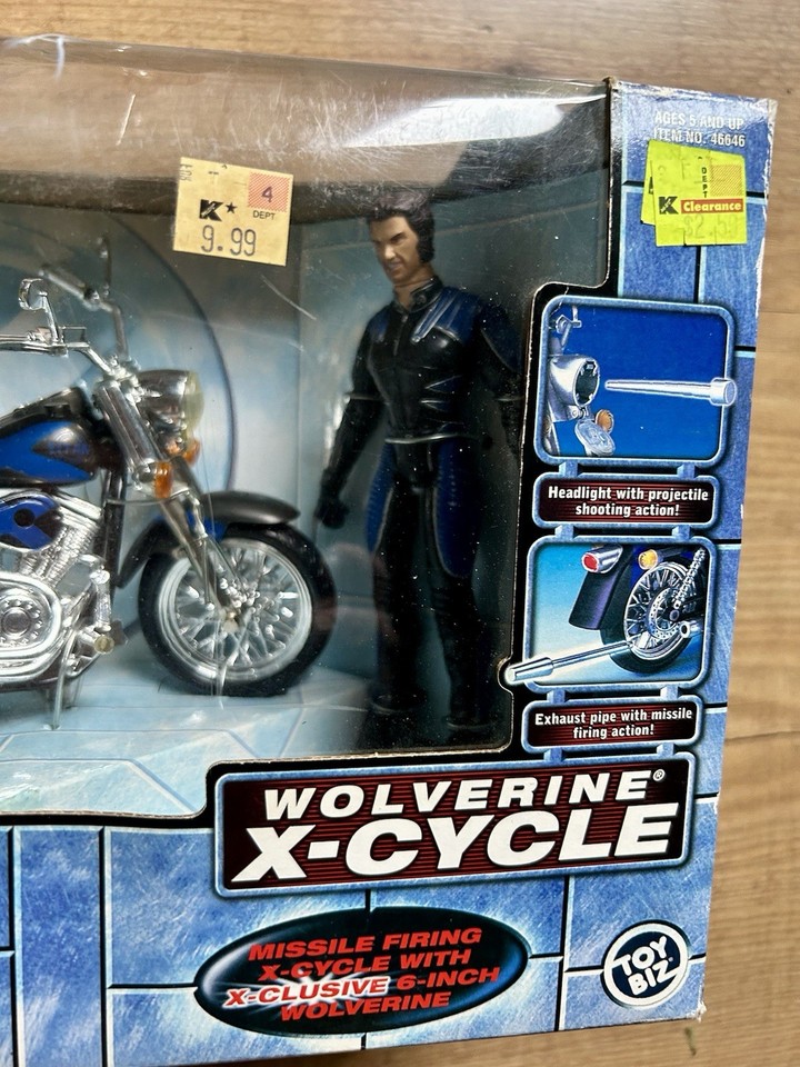 Marvel X-Men The Movie Wolverine X-Cycle w/ 6" Wolverine Action Figure ...
