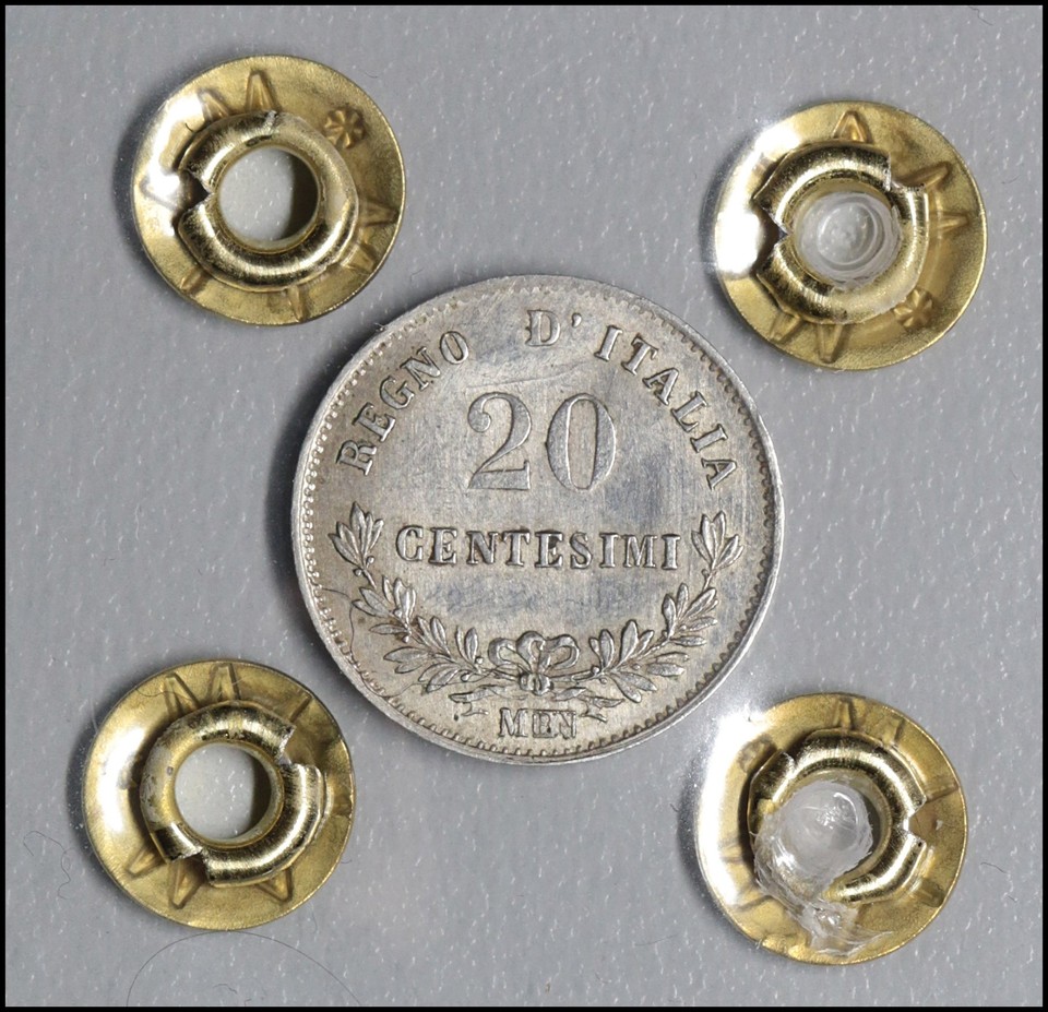 Kingdom D'Italia 20 Cents 1863 Milano Vittorio Emanuele II Coins - Pie ...