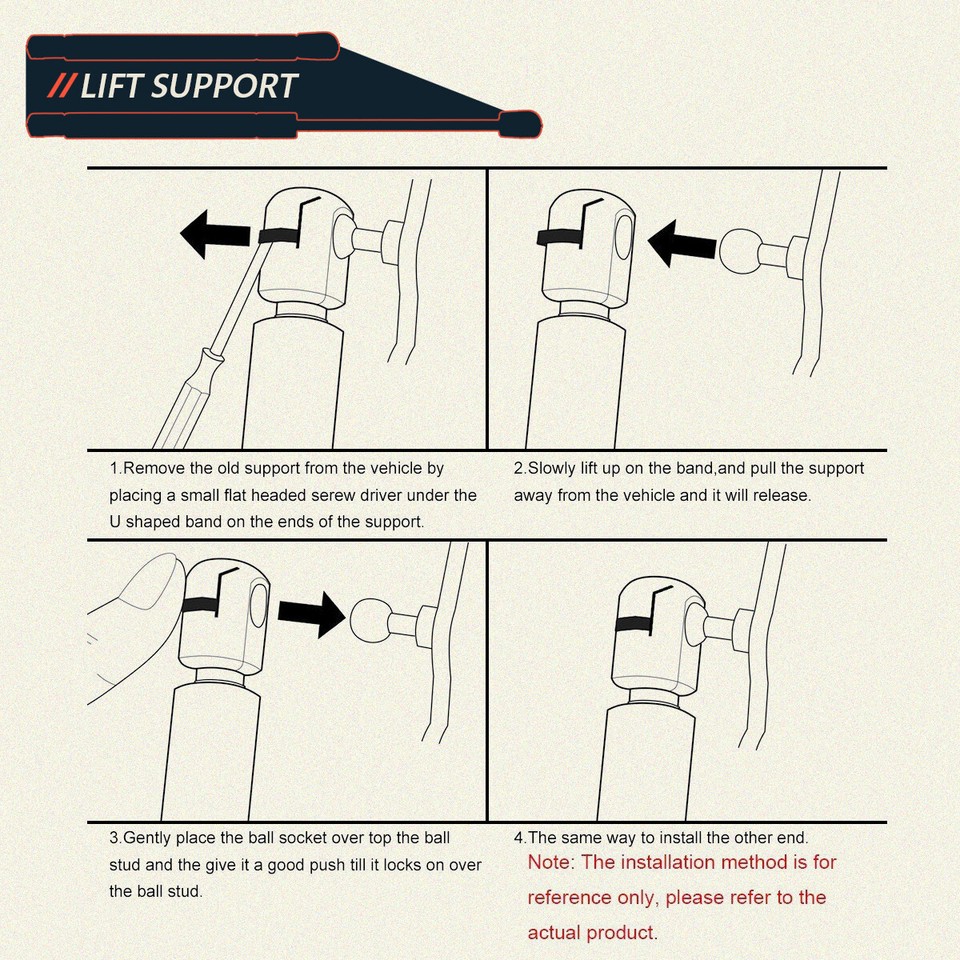 Rear Trunk Lids Lift Supports Struts Shocks Arm Props For 2000-2010 ...