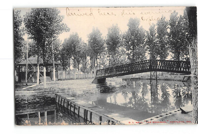 Portland Indiana IN Postcard 1906 Butchers Lagoon Park | eBay