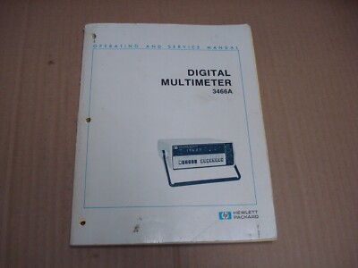Manuals & Books - Multimeter Operating Service Manual