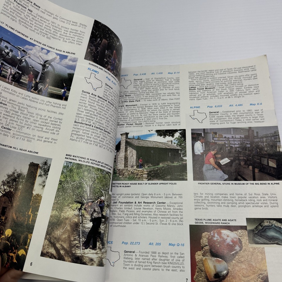 Texas Travel Guide State Department and Public Transportation Vintage ...