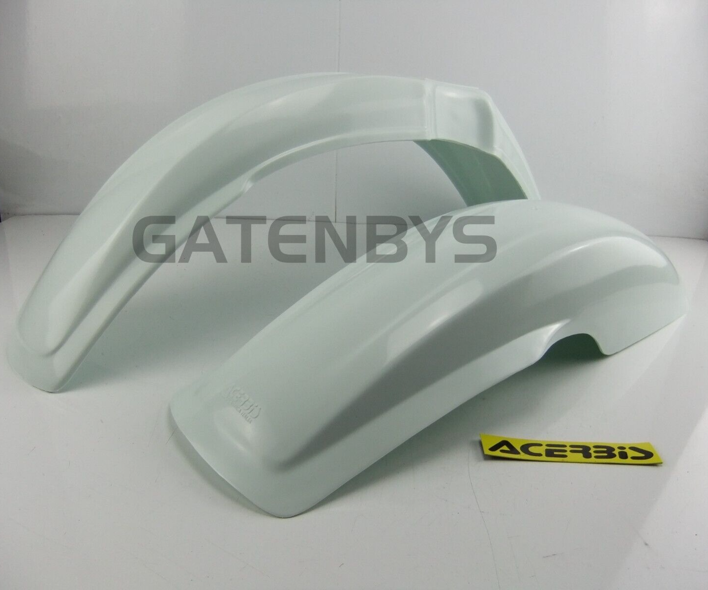 ACERBIS NOST Universal WHITE Front & Rear Fender Motocross Enduro ...