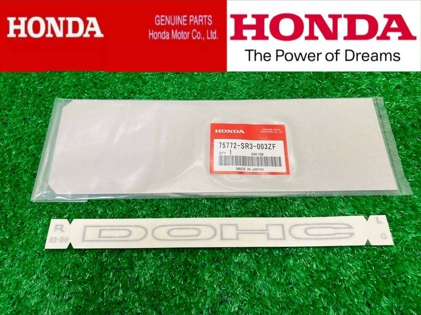 HONDA CIVIC GENUINE STICKER SIDE *DOHC* 75772-SR3-003ZF EG6 EK4 NEW | eBay