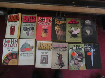 Vintage lot of 12 John Creasey paperback books | eBay
