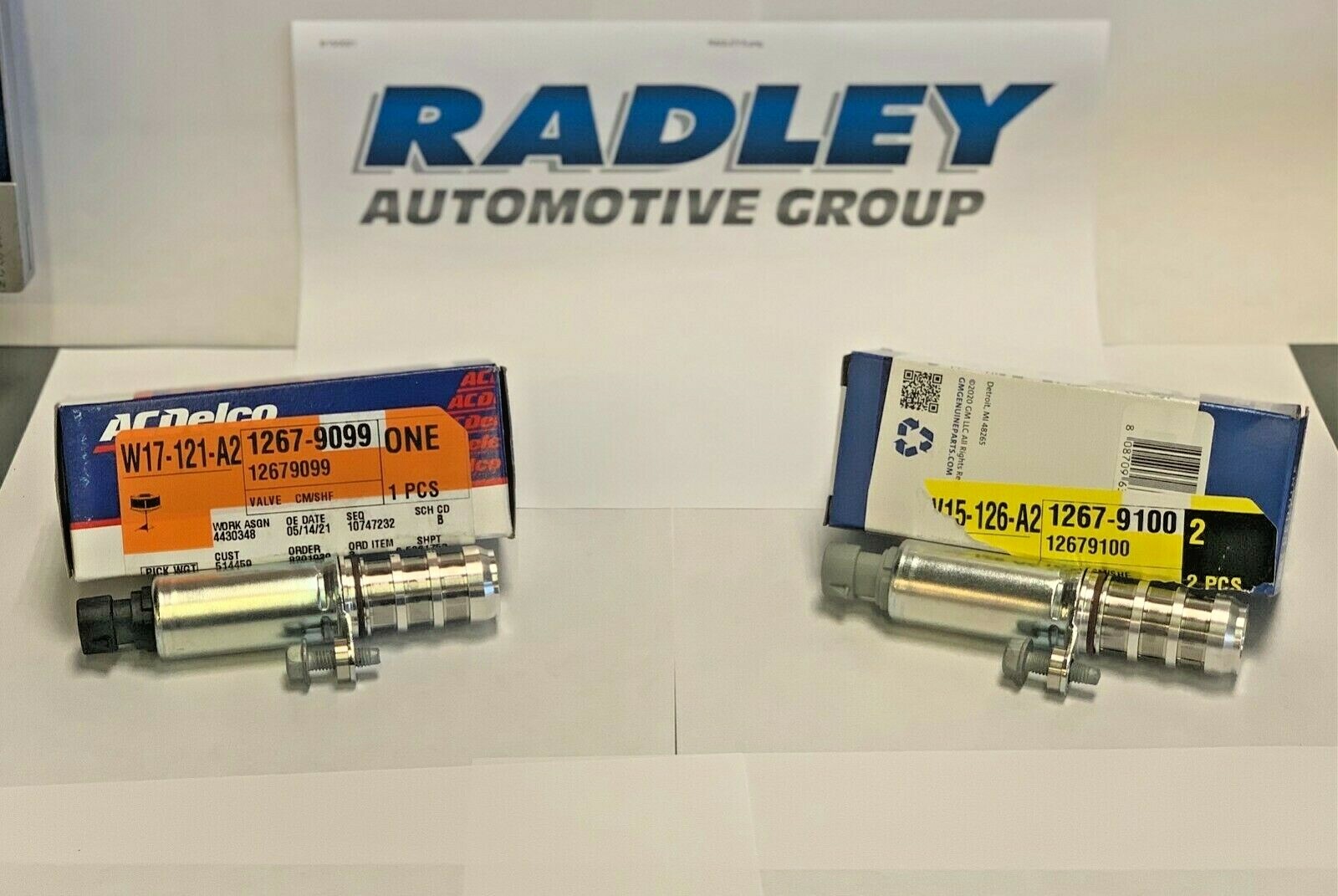 NEW OEM GM Variable Valve Timing-Control Valve Solenoid 12679099 AND ...