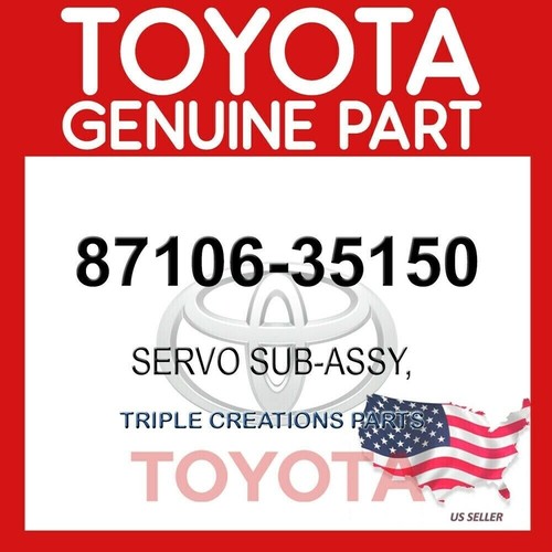 87106-35150 OEM GENUINE TOYOTA SERVO SUB-ASSY, DAMPER(FOR BLOWER ...