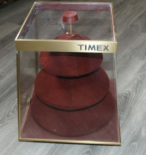 Vintage RARE 60s Timex Watch Counter Top Rotating Spinning Store ...