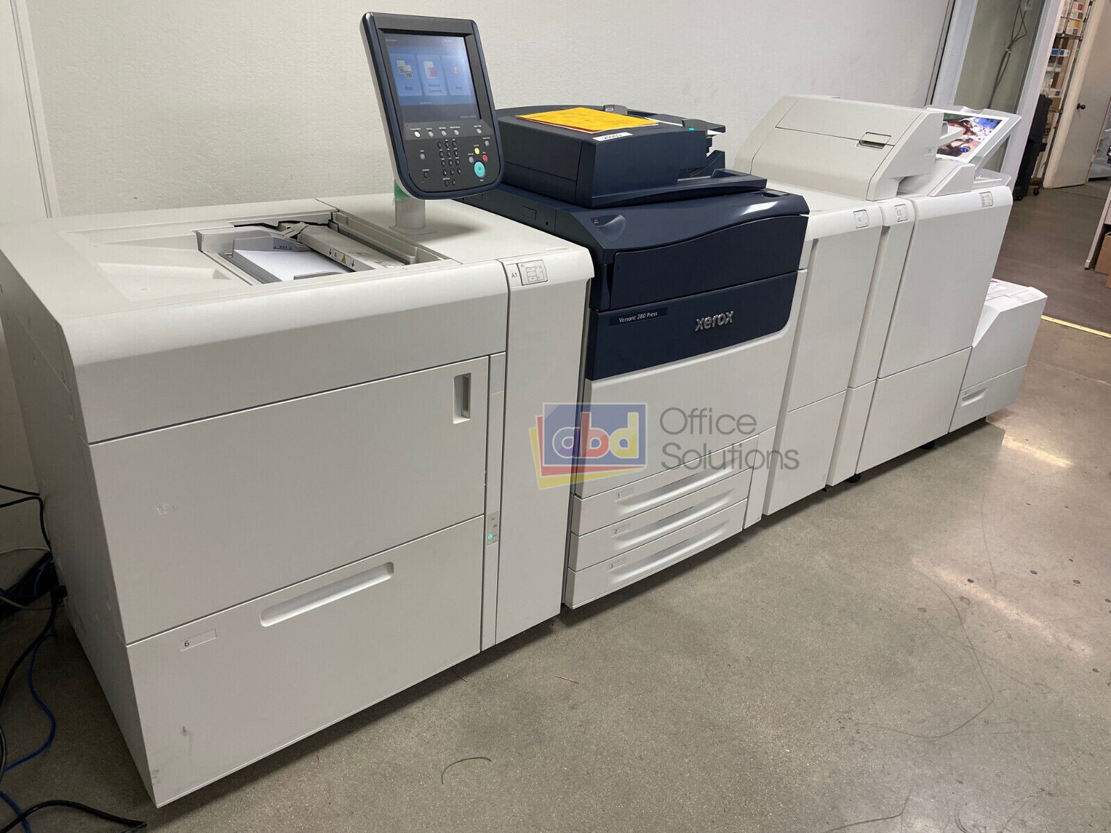 Xerox Versant 280 Production Press 1-Tray Feeder Booklet Finisher ...