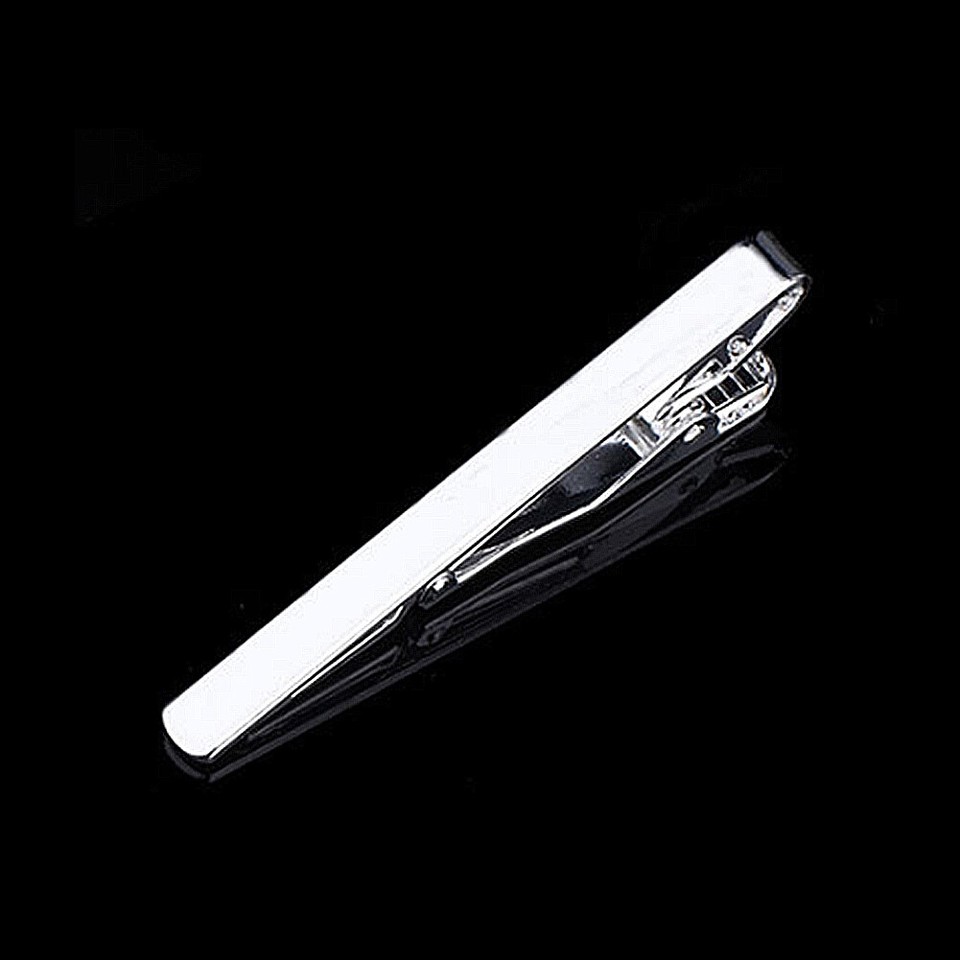 Tie Clips for Men Elegant Metal Necktie Tie Bar Pinch Clasp Wedding ...