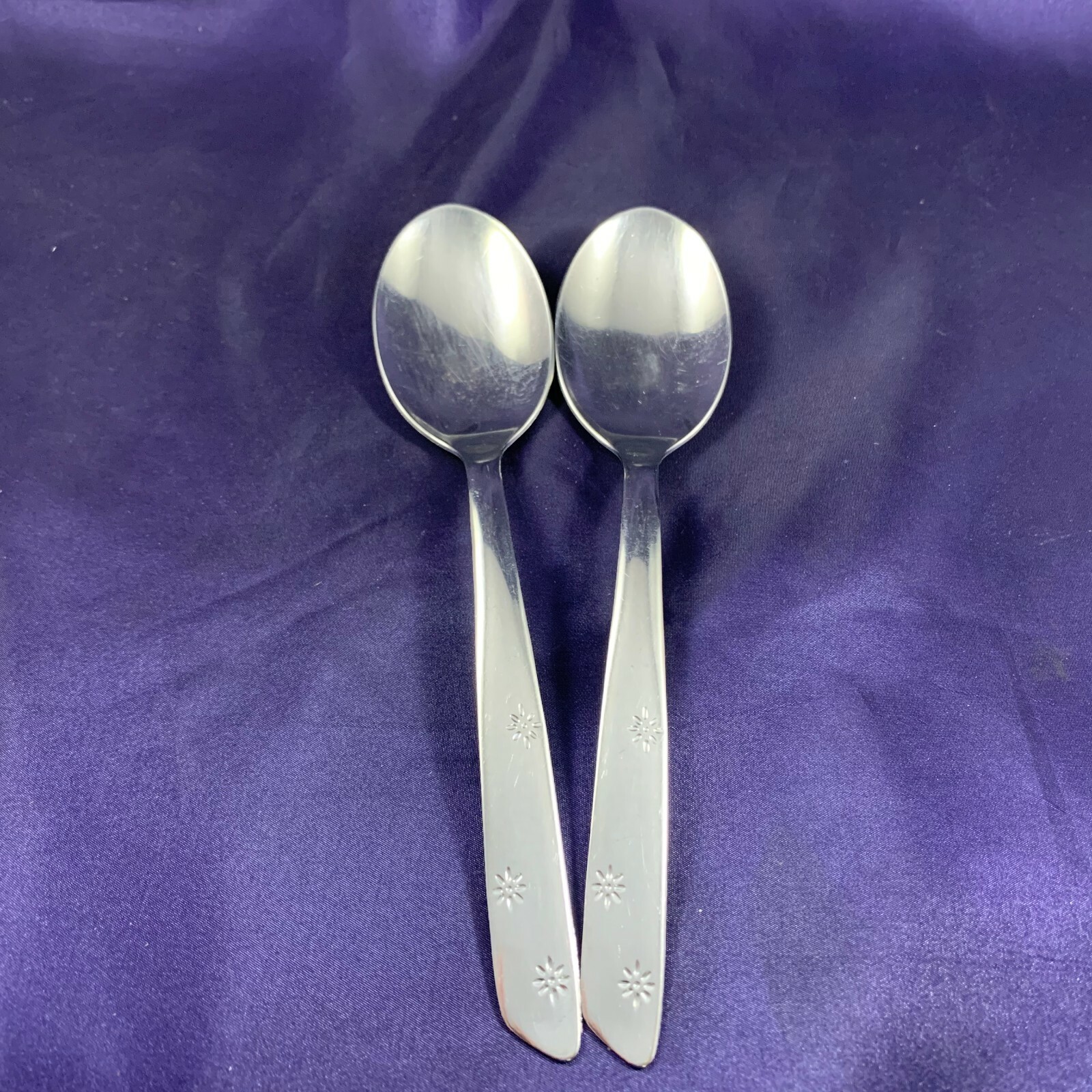 International NIGHT SKY (Stainless) Set of 2 Serving Spoons 7 5/8" | eBay