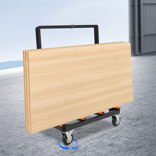 2200lbs Foldable Folding Drywall Cart Adjustable Height Portable ...