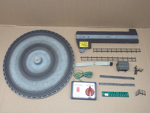 HO Märklin Drehscheibe 7286, Fleischmann 6652, Schalter, Bühne ...