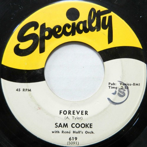 SAM COOKE 45 Forever / I'll Come Running Back to You SPECIALTY Pop R&B ...