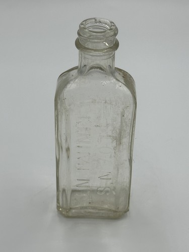 Sloan's Liniment clear glass old bottle antique | eBay Australia