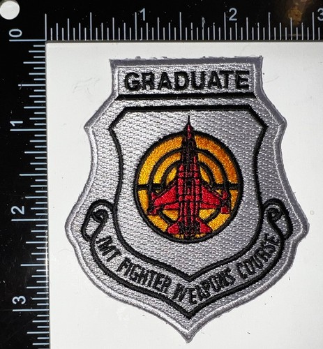 USAF Graduate IMT Fighter Weapons Course Patch | eBay