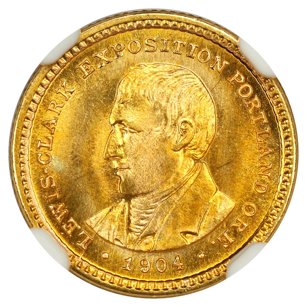 1904 $1 Lewis and Clark Gold Commemorative Coin NGC MS66 | eBay