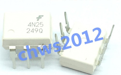 10Pcs 4N25 6Pin Transistor Optoisolator Dip New | eBay