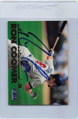 1999 Fleer Tradition #88 Ron Coomer Twins Signed Auto *G6232 | eBay