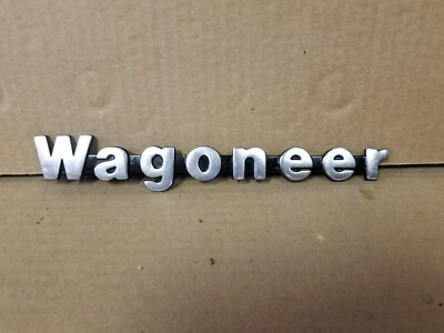 84-90 Jeep Wagoneer XJ Front Fender Emblem Badge | eBay