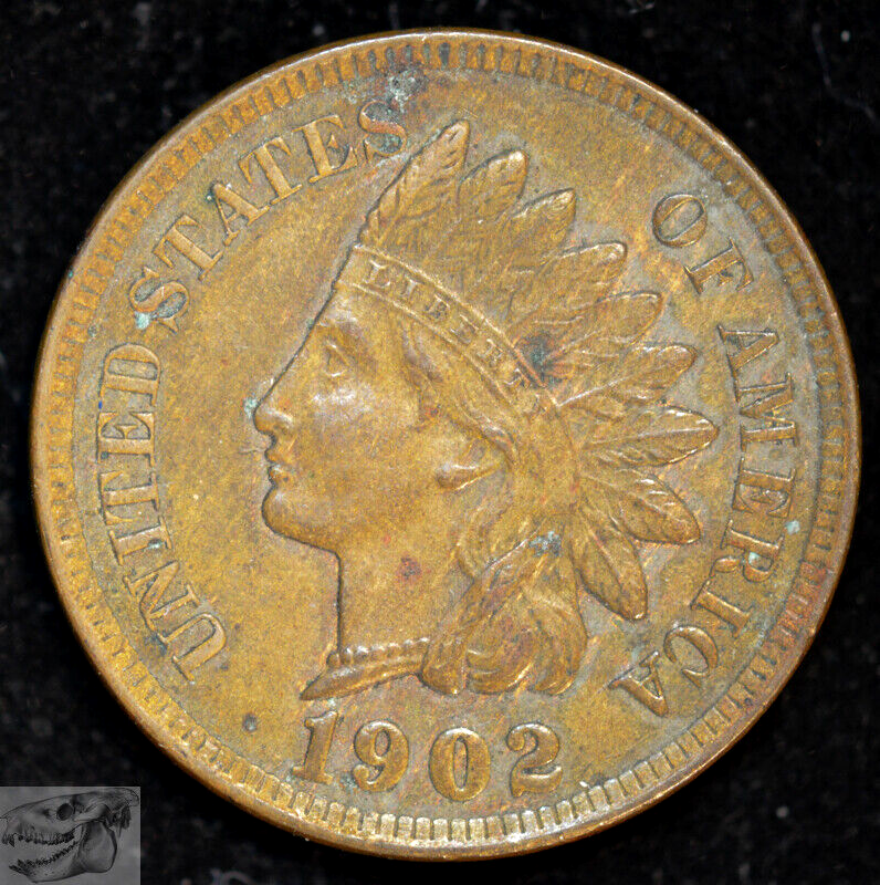 1902 Indian Head Cent, Penny, Uncirculated Brown Condition, Free ...