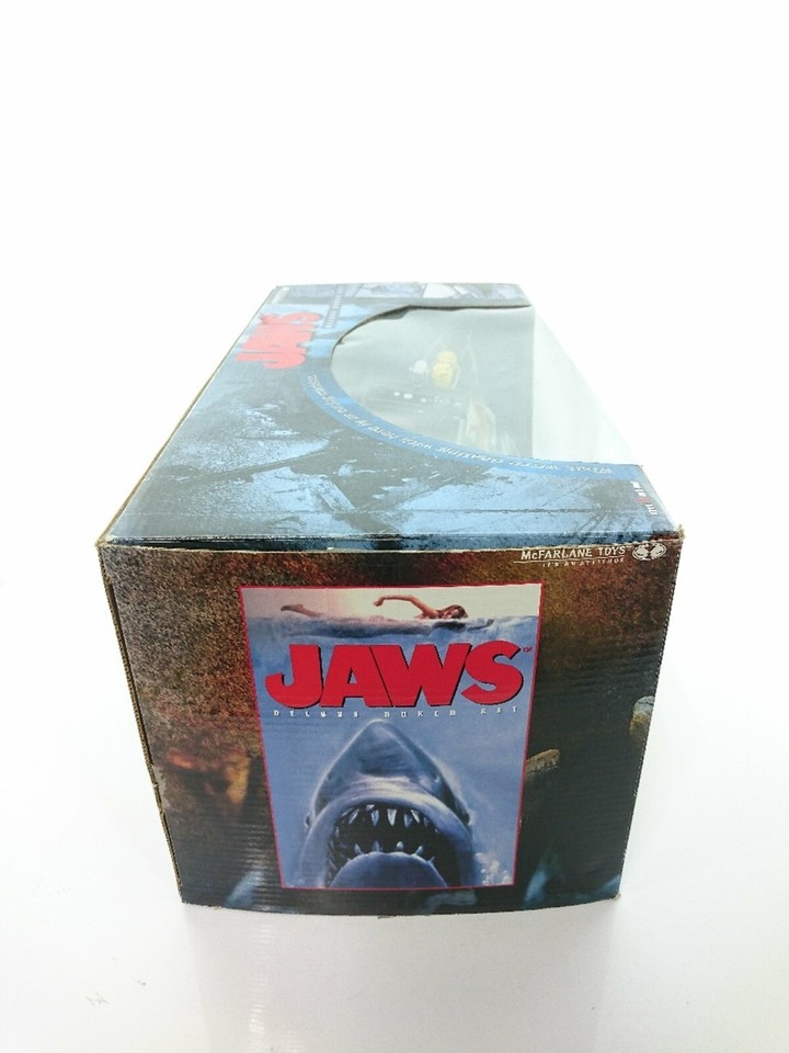 JAWS Deluxe Box Set Series 4 McFarlane Toys Movie Maniacs Shark USED | eBay