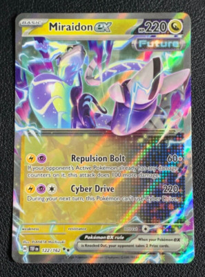 Miraidon ex 122/162 Temporal Forces Double Rare Pokemon TCG Card NM | eBay