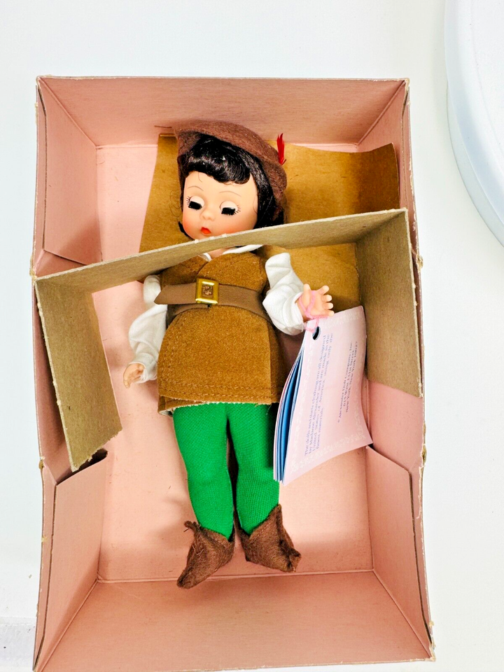 Vintage Madame Alexander 8" Robin Hood Costume Doll #446 All Original W ...