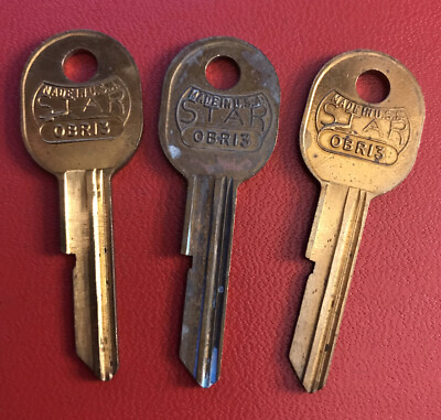 Vintage Star key blank OBR13 set of 3 [kb5] | eBay