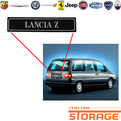 Lancia Z License Plate From Auto Center Display New Original | eBay ...