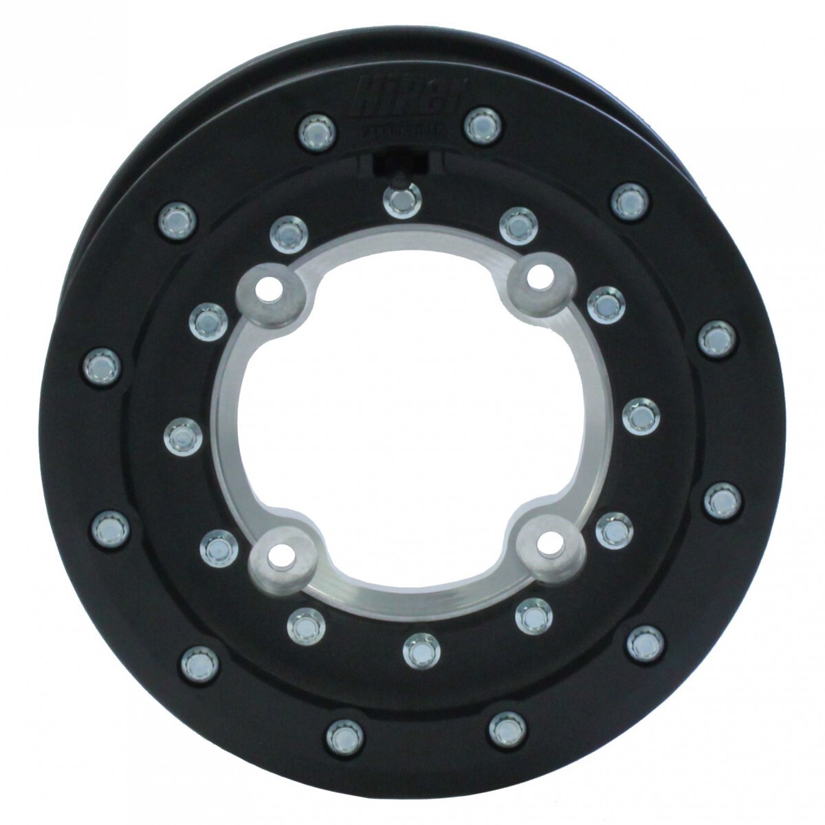 Hiper Tech 3 Black Front Beadlock Wheel Rim 10" 10x5 4+1 Honda TRX 450R ...