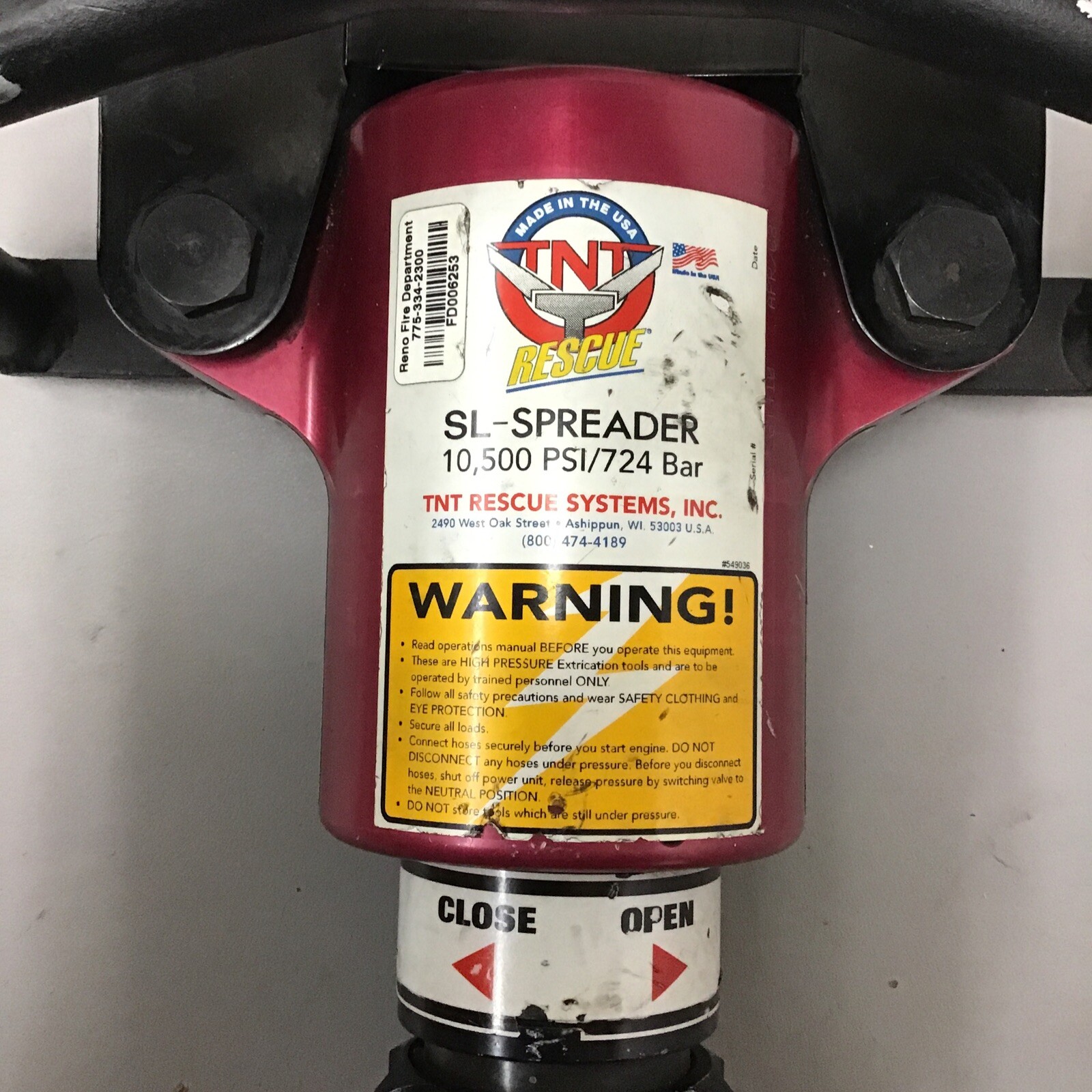 TNT Rescue SL-28 Hydraulic Spreader Fire Rescue Equipment (m10) | eBay