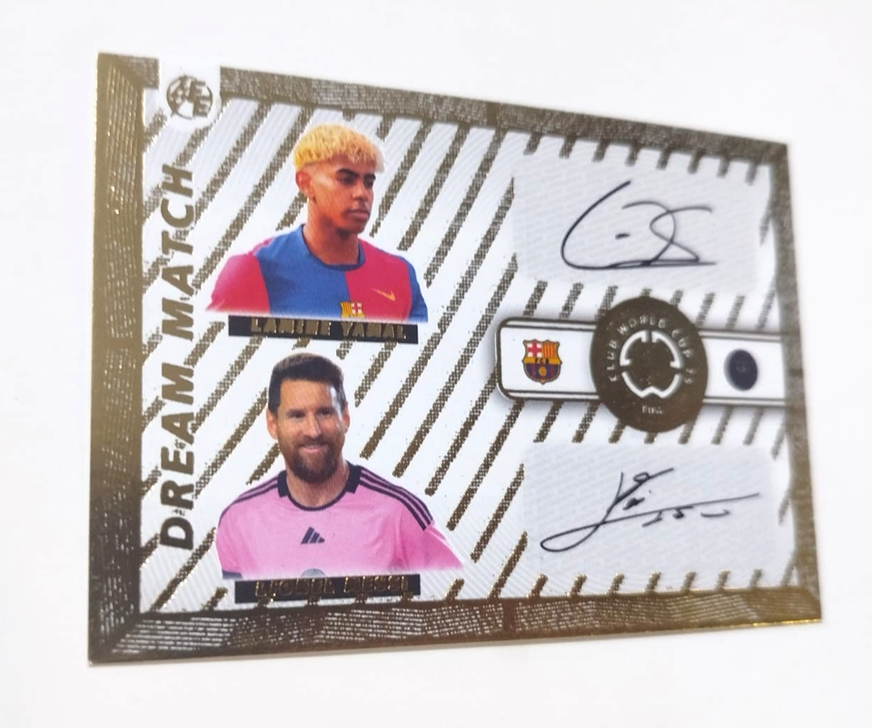 2025 FIFA CLUB WORLD CUP FE Card - LIONEL MESSI - LAMINE YAMAL Printed Auto | eBay