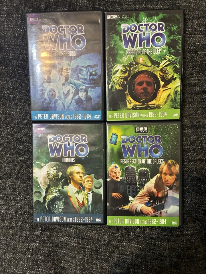 7 Doctor Who Classic Series DVD U.S. Awakening Frontios Daleks Warriors ...