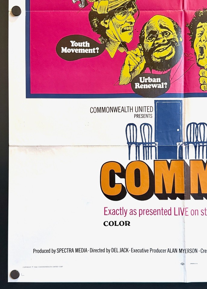 The Committee (1969) Original One Sheet Movie Poster – Fine **Sketch ...