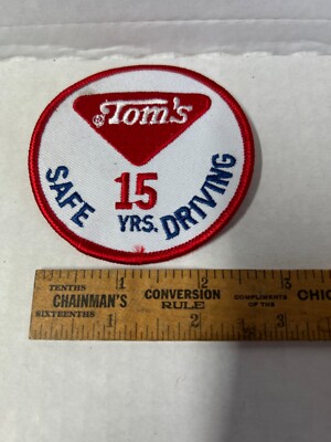 Vintage Tom’s Peanuts Cloth Patch Safe 15 YR. Driver | eBay