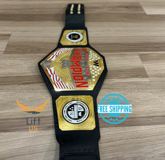 Washington Commanders Redskins NFL Championship Belt Adult Size 2mm ...