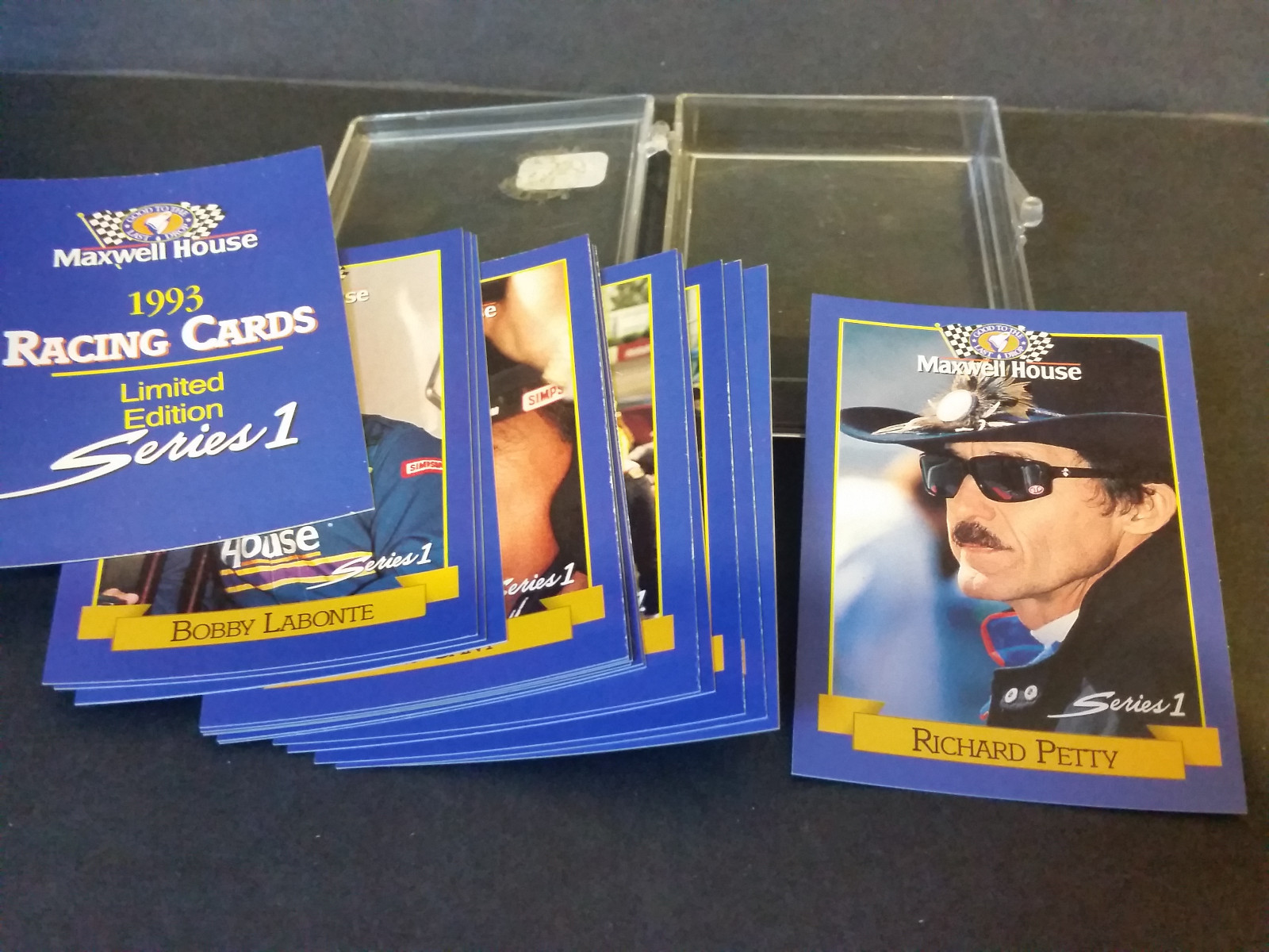 1993 Pro Set Racing - Maxwell House Series 1 - 15 Card Complete Set ...