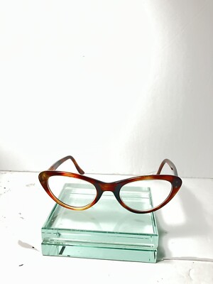 Vintage Victory U.S.A. Cateye Eyeglass Frames Brown 47-20 5 1/2” | eBay