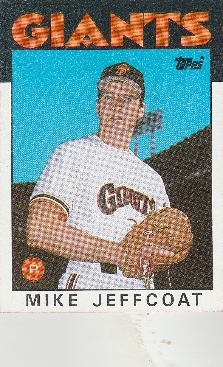 FREE SHIPPING-MINT-1986 Topps #571 MIKE JEFFCOAT GIANTS | eBay