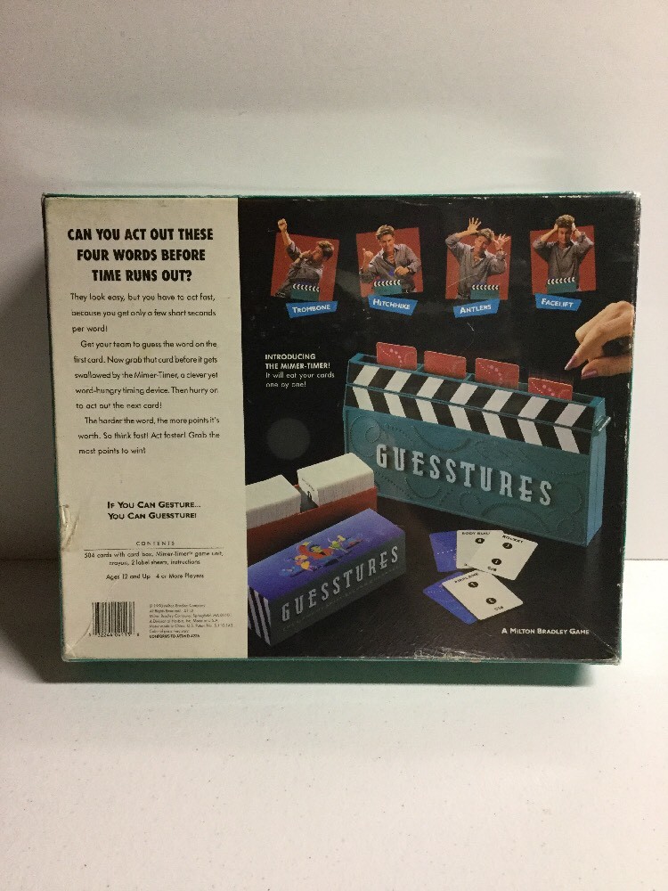 Guesstures Game Instructions Guesstures Game Hasbro Charades